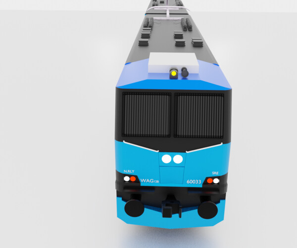 ArtStation - Indian Railway WAG 12 3d model | Resources
