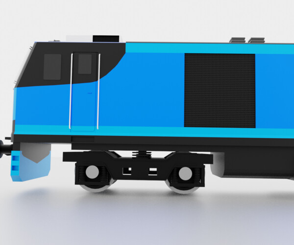 ArtStation - Indian Railway WAG 12 3d model | Resources