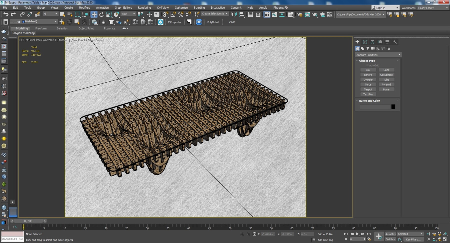 ArtStation - Parametric Table - 01 | Resources