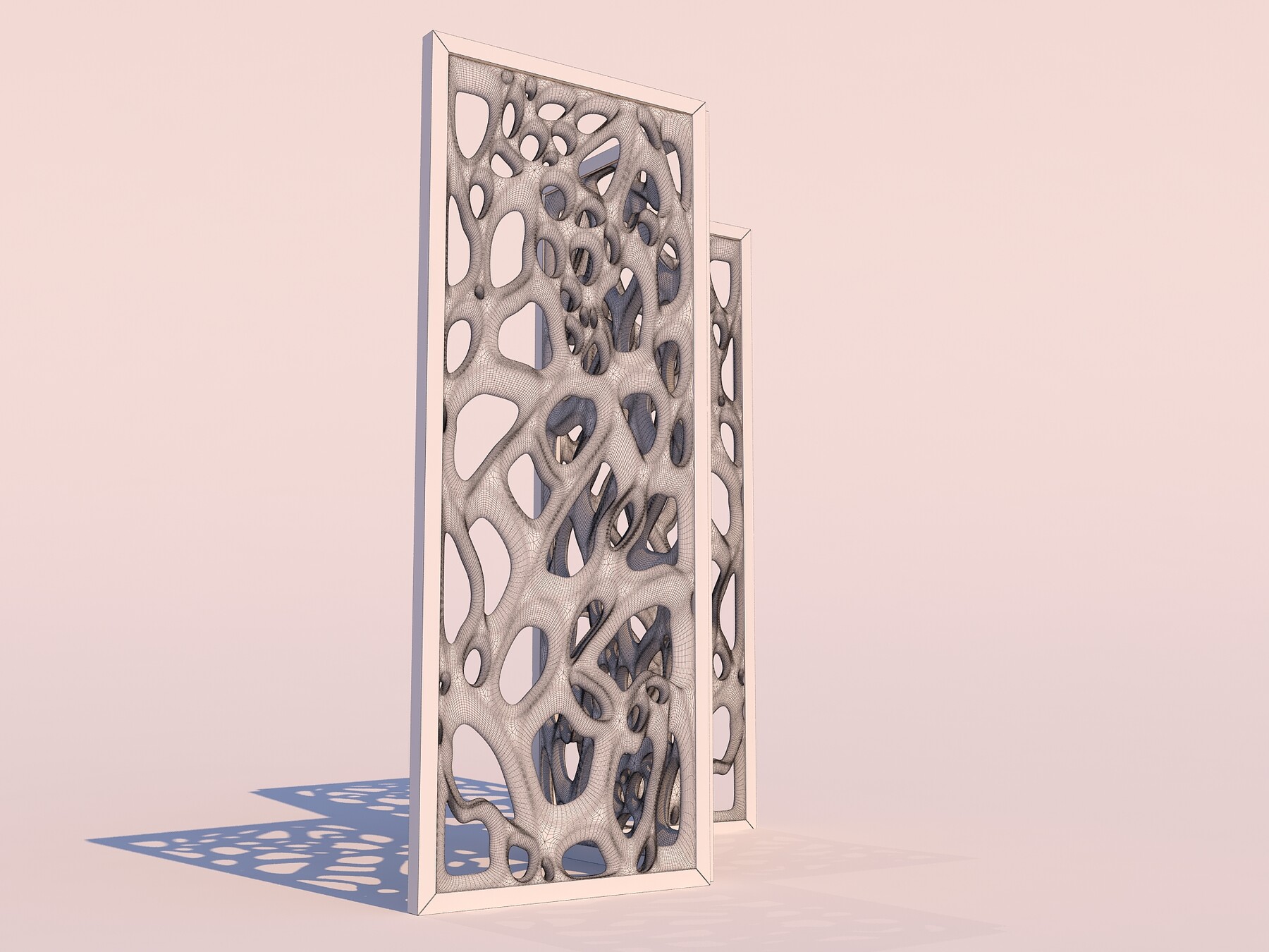 ArtStation - Organic Decorative Wall Partition | Resources