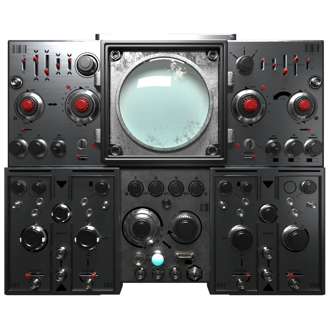 ArtStation - Control panel pack 1 - control panel 3D MODEL | Resources