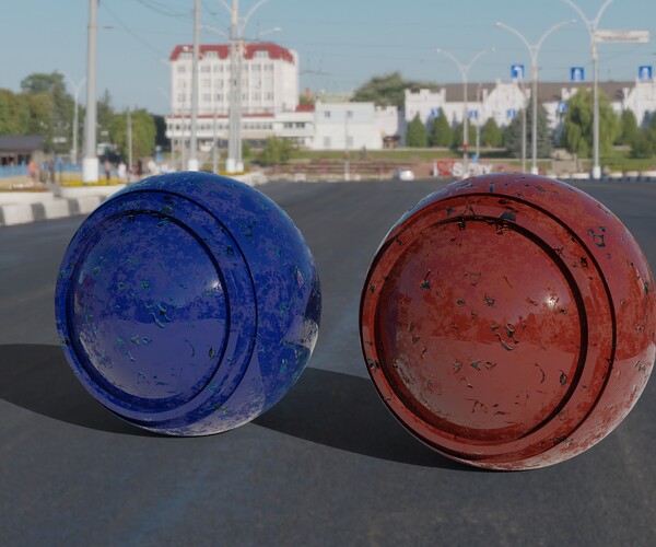 ArtStation - metal procedural shader for blender | Resources