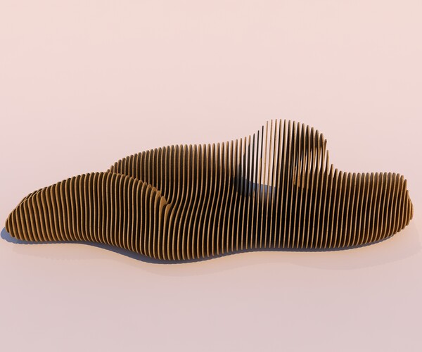 ArtStation - Parametric Bench 01 | Resources