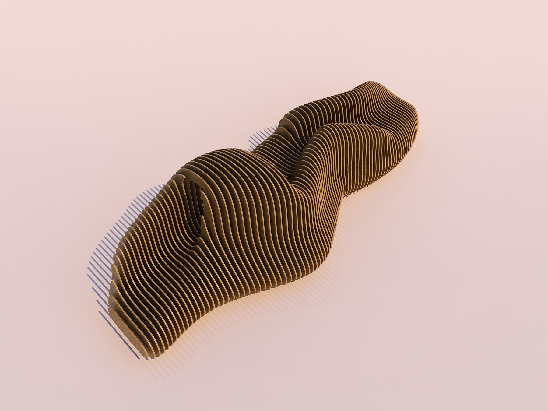 ArtStation - Parametric Bench 01 | Resources