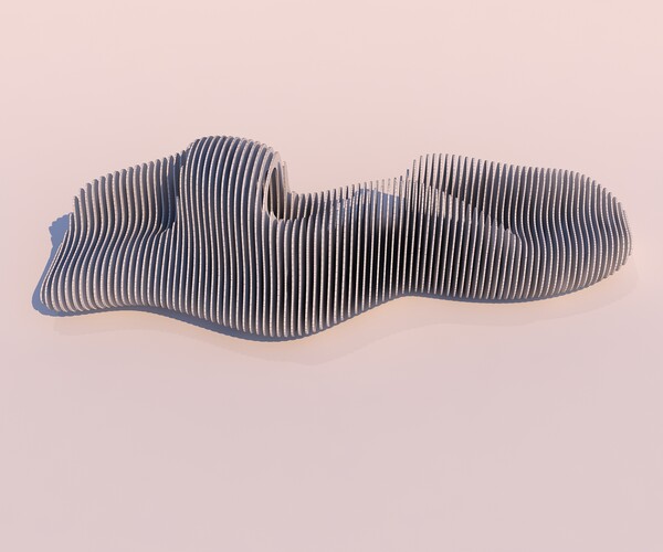 ArtStation - Parametric Bench 01 | Resources