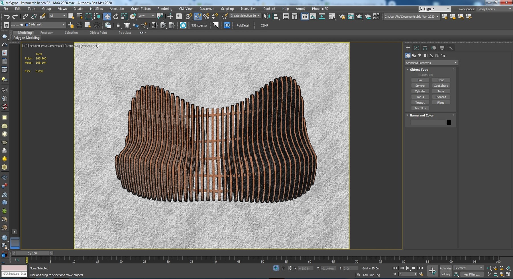 ArtStation - Parametric Bench - 02 | Resources