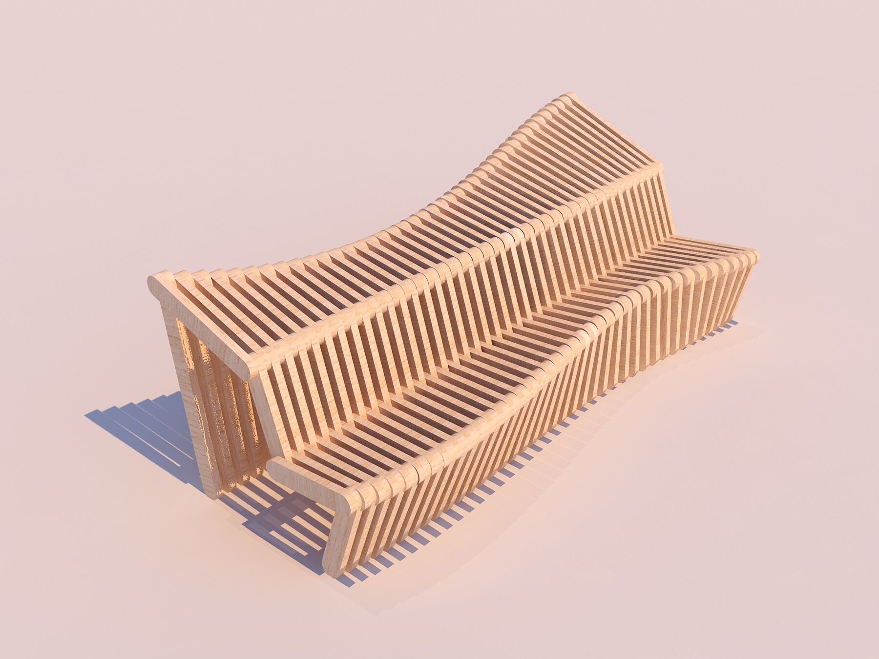 ArtStation - Parametric Bench - 03 | Resources