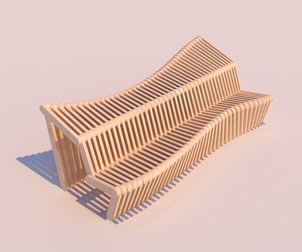 ArtStation - Parametric Bench - 03 | Resources