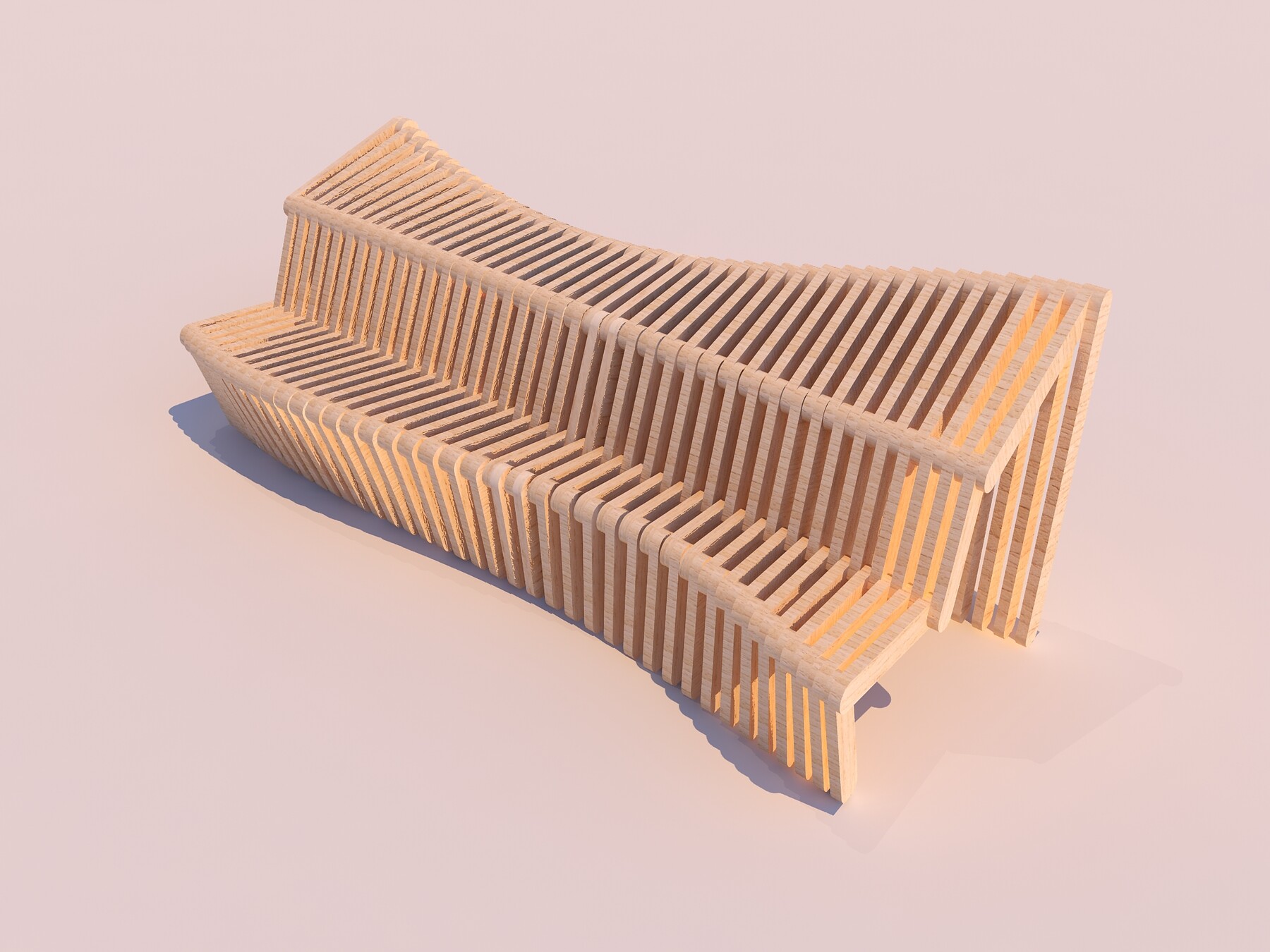 ArtStation - Parametric Bench - 03 | Resources
