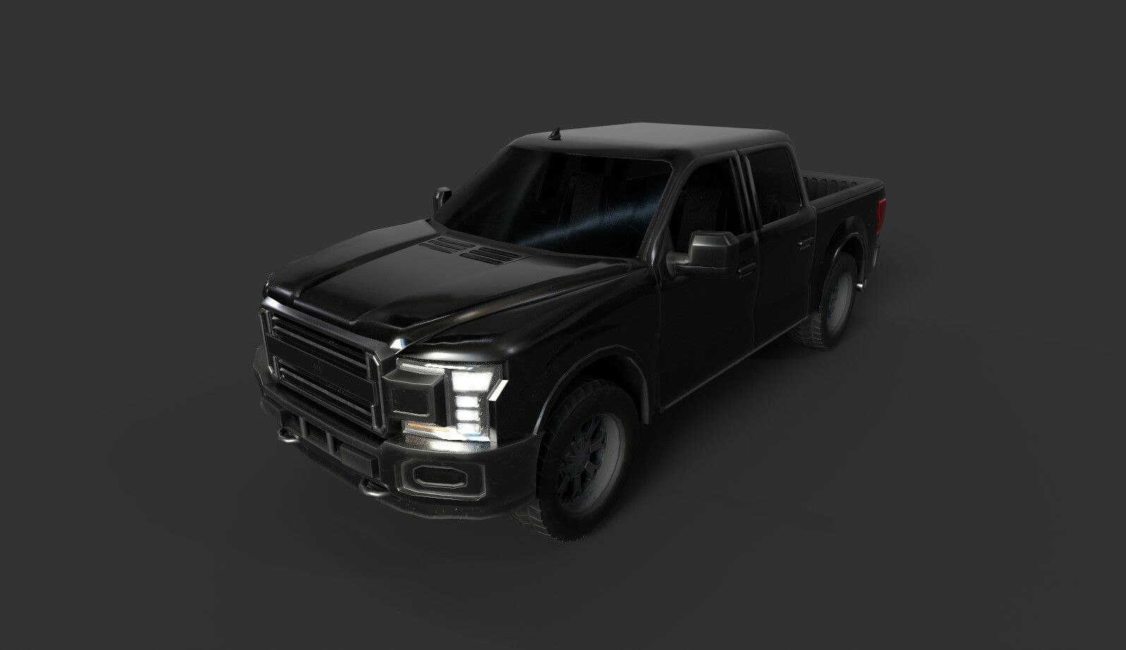 ArtStation - 2018 Ford F-150 Truck Variant (Game Optimized) | Game Assets
