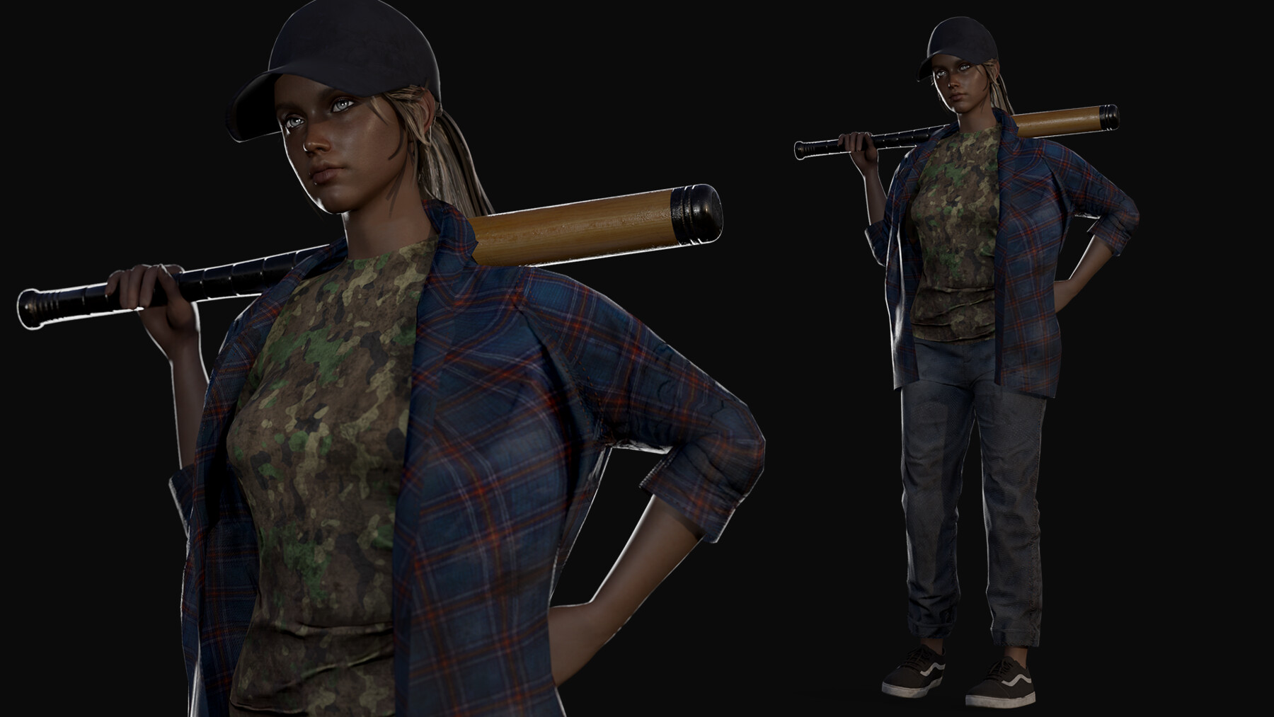 ArtStation - Survival Girl - Game Ready | Game Assets