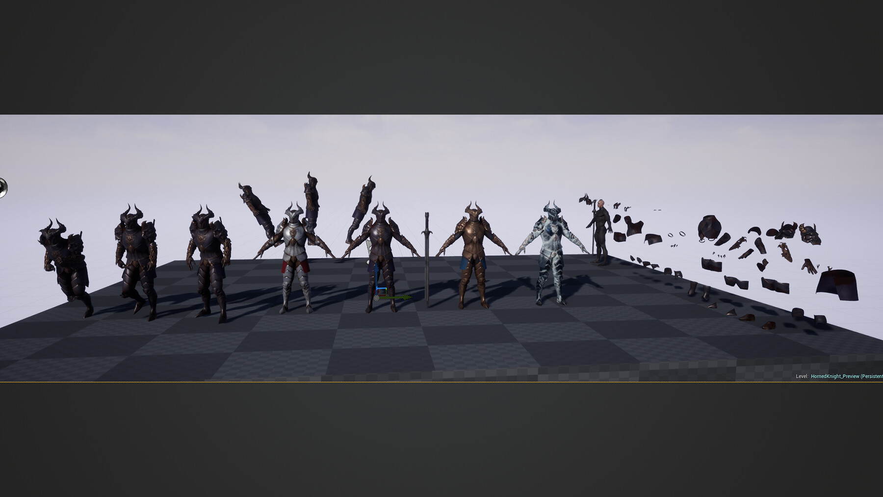 ArtStation - Horned Knight - Game Ready | Game Assets