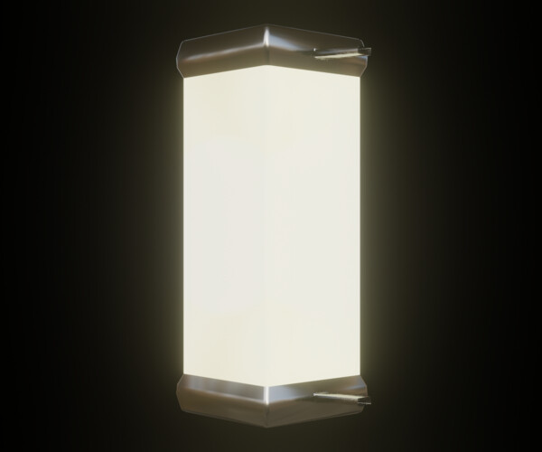 ArtStation - Modern Lamp Low-poly 3D model | Resources