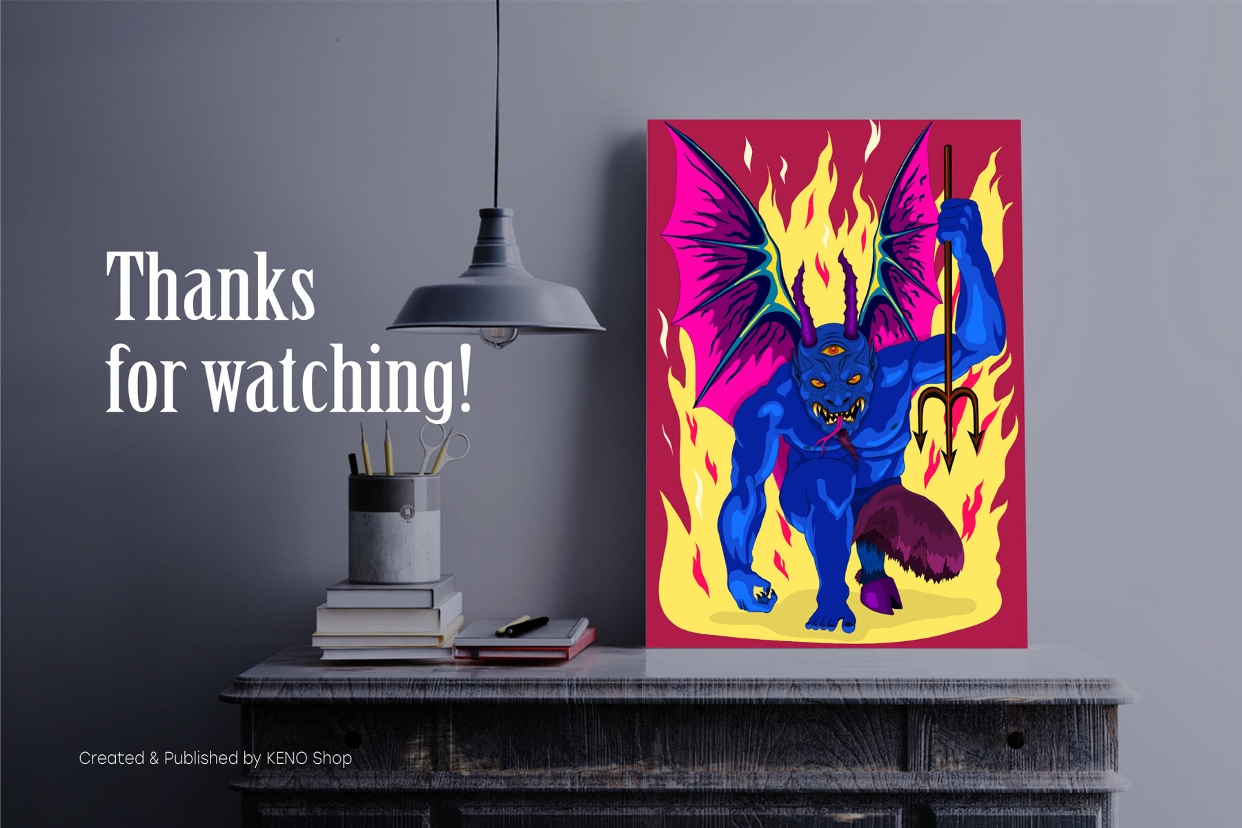 ArtStation - Vintage Cartoon Devil. | Artworks