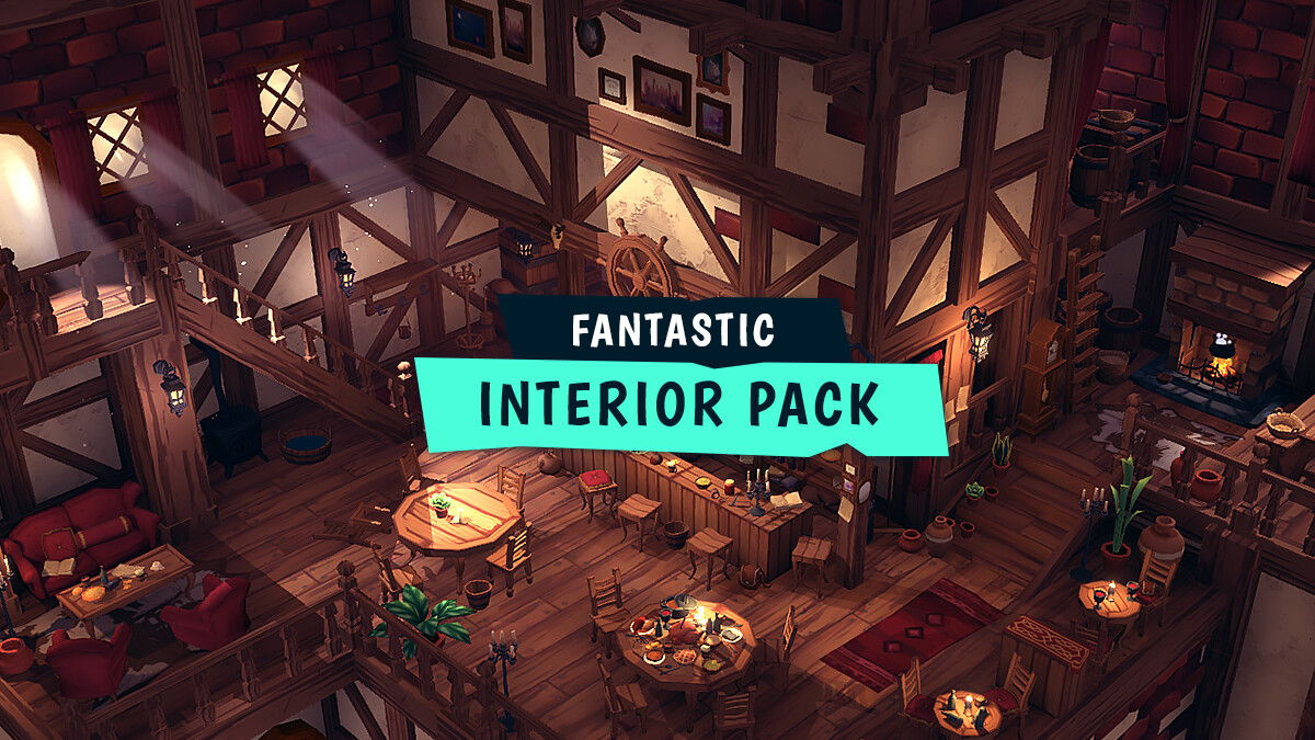 ArtStation - FANTASTIC - Interior Pack | Game Assets