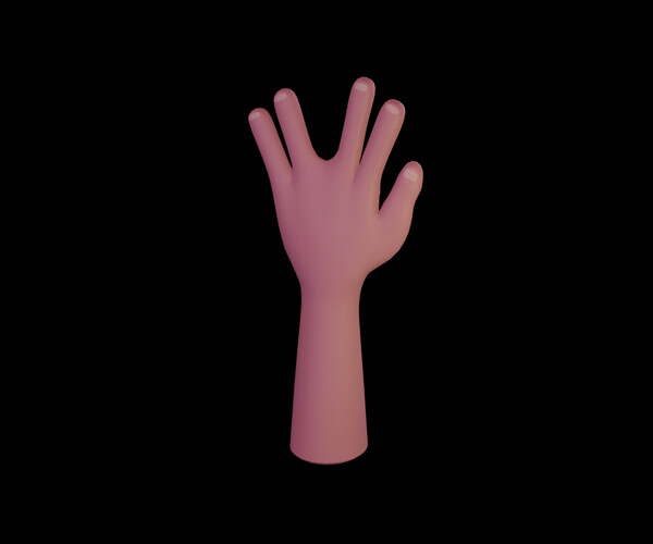 ArtStation - cartoon hand rigged | Resources