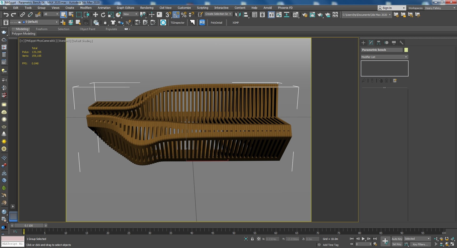 ArtStation - Parametric Bench - 06 | Resources