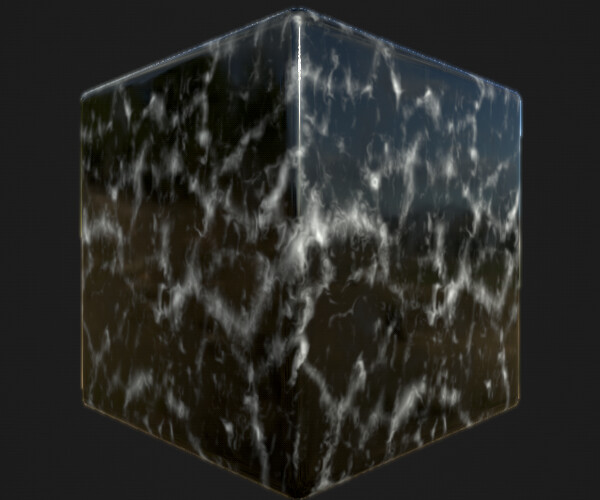 ArtStation - Black marble material | Game Assets