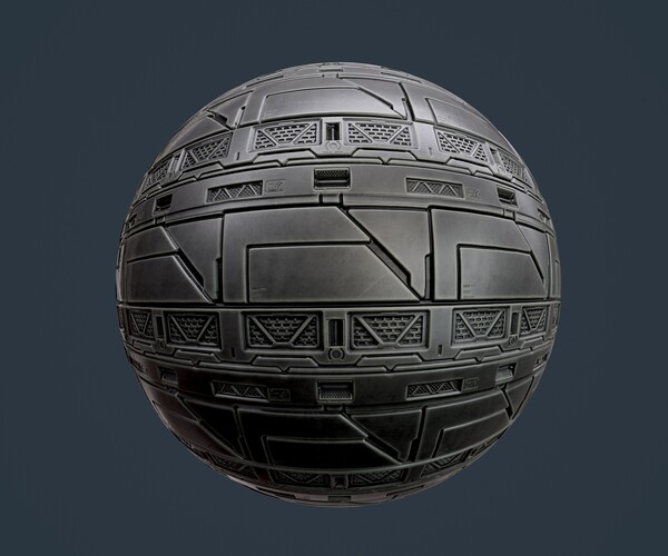 ArtStation - Sci-Fi Military Seamless PBR Texture 132 | Game Assets
