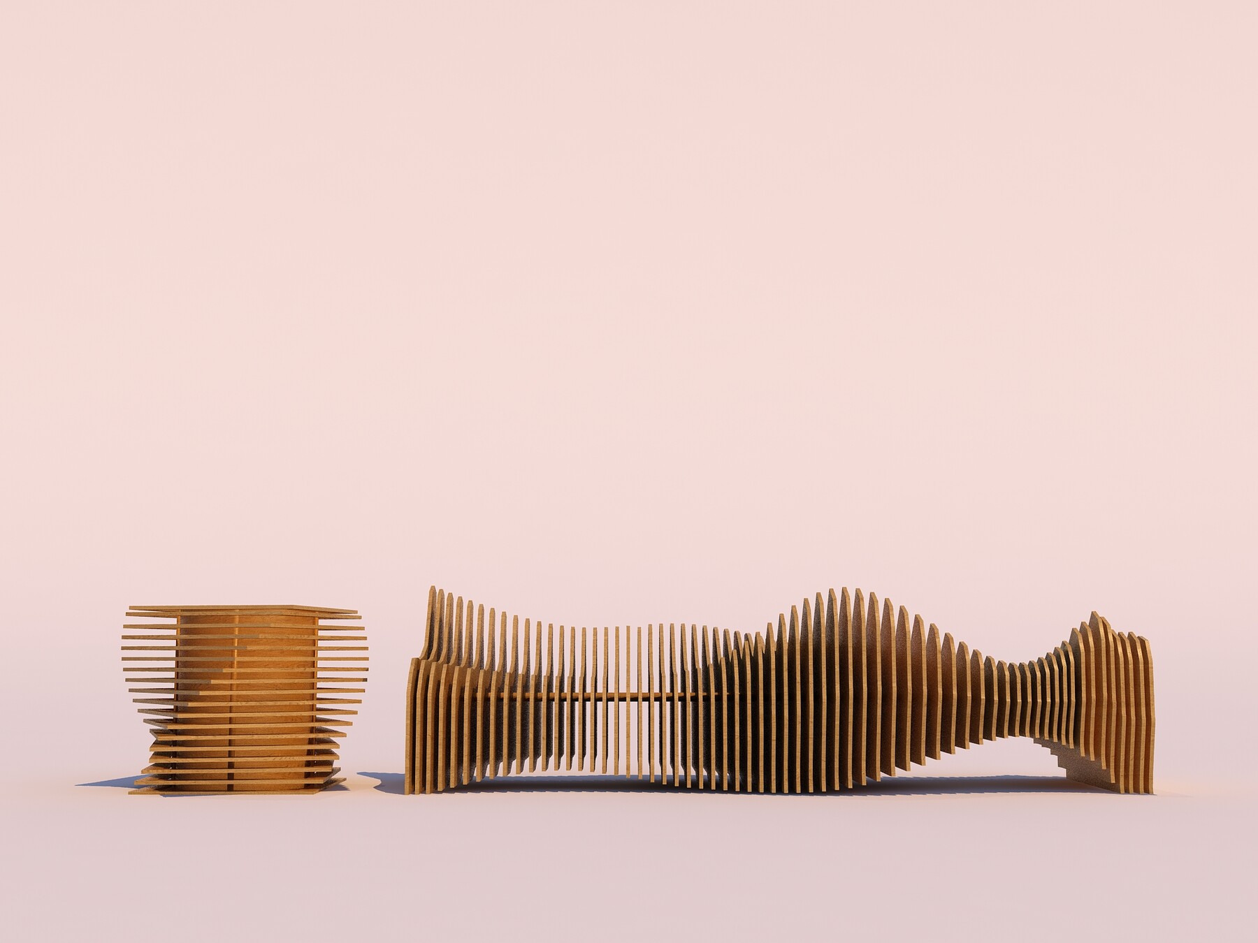 ArtStation - Parametric Bench - 08 | Resources