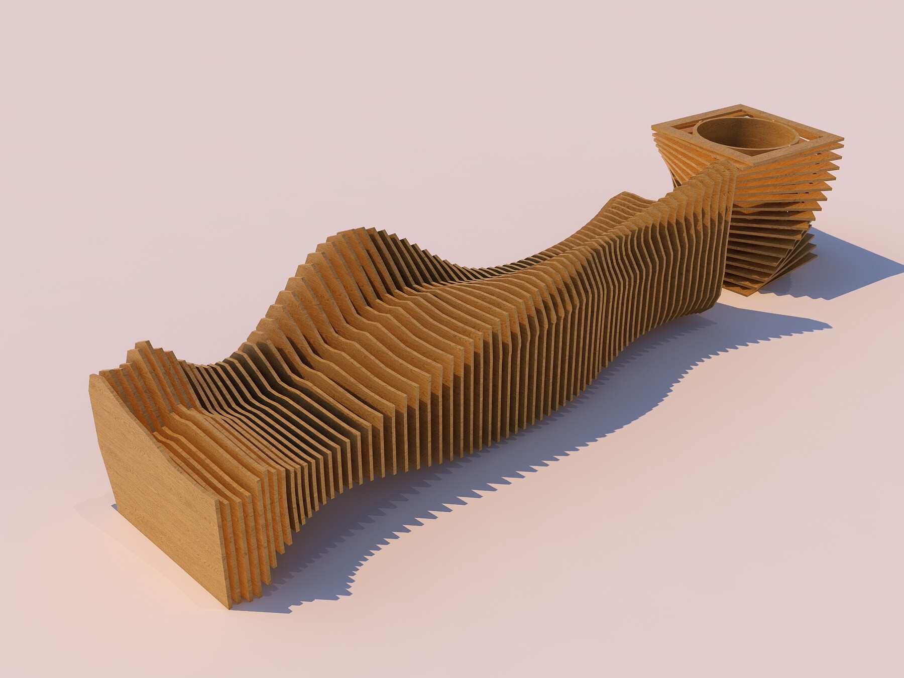 ArtStation - Parametric Bench - 08 | Resources