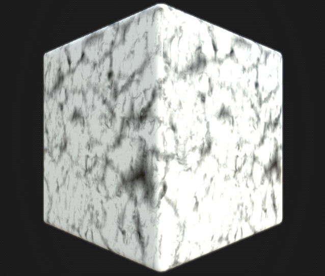 ArtStation - White marble material. | Game Assets
