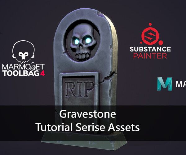 ArtStation - Gravestone: Tutorial Series Assets. | Tutorials