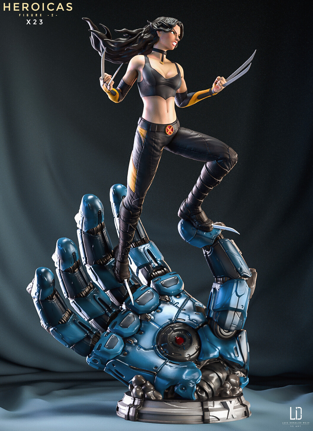 ArtStation - Heroicas - Figure 2 - X23 - 3D print model STL | Resources