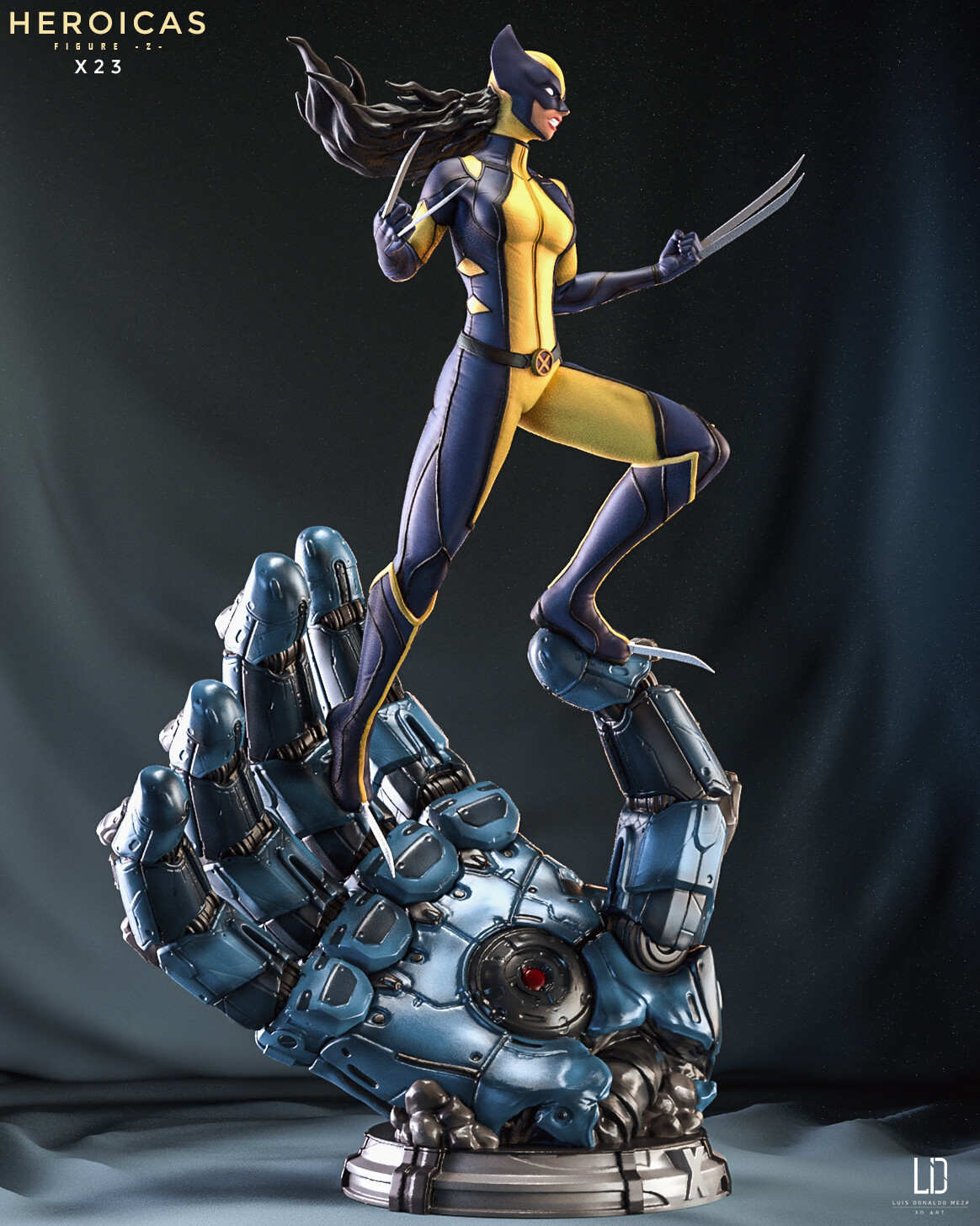 ArtStation - Heroicas - Figure 2 - X23 - 3D print model STL | Resources