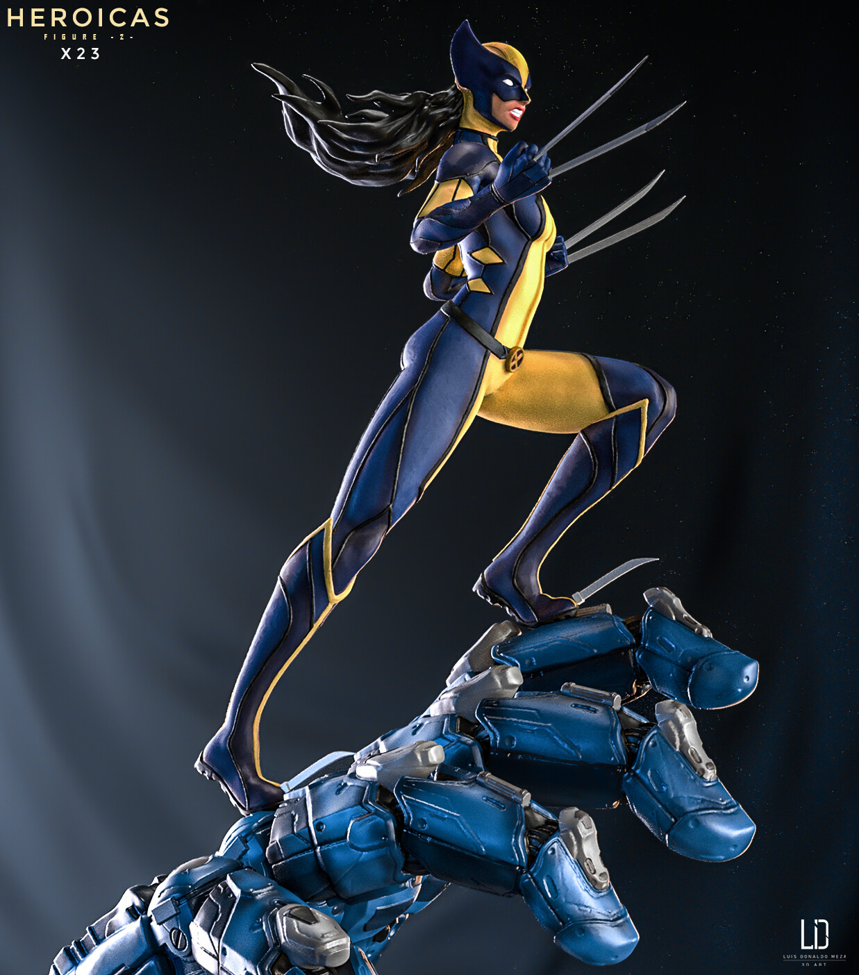 ArtStation - Heroicas - Figure 2 - X23 - 3D print model STL | Resources