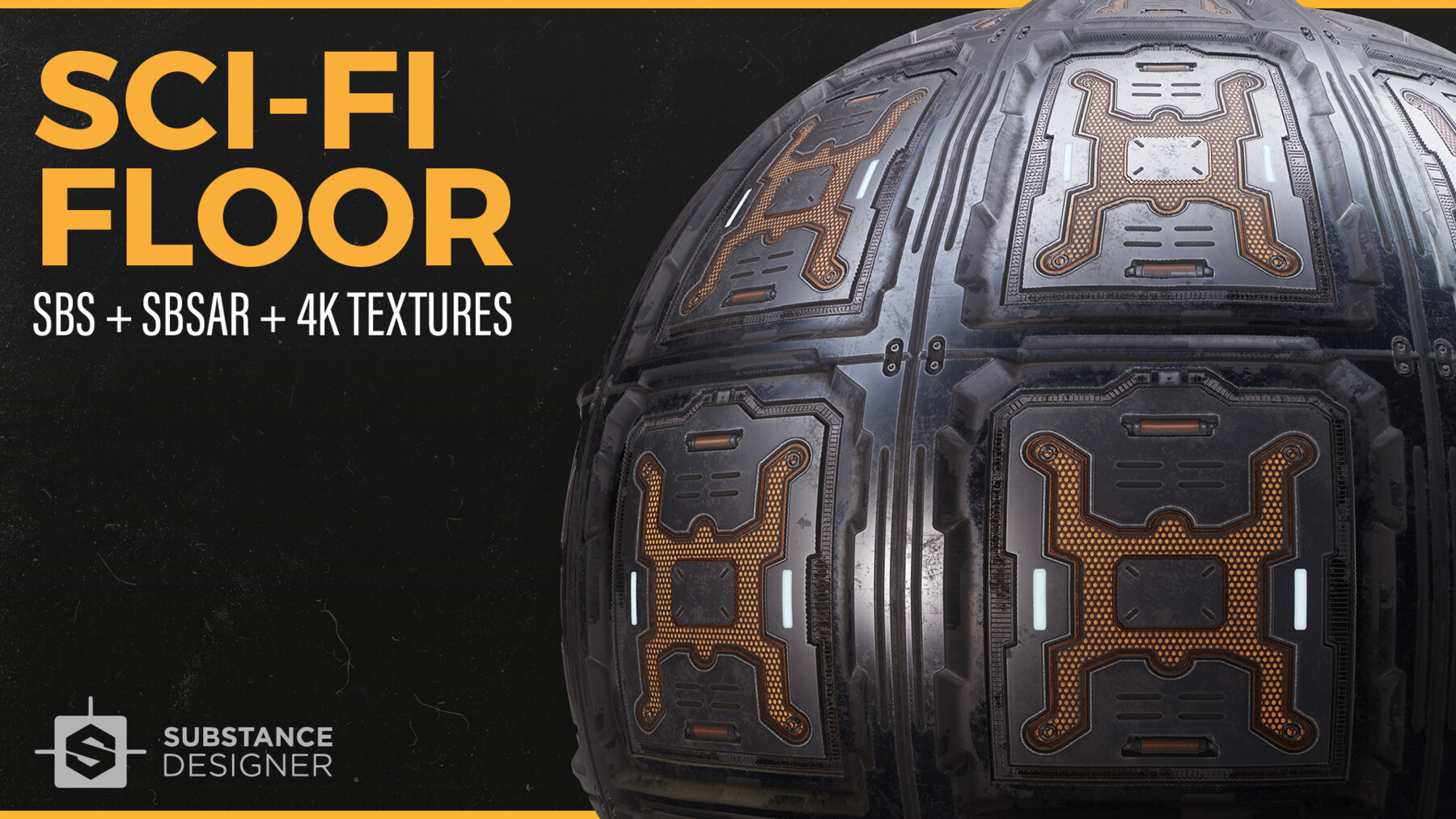 ArtStation - Sci-Fi Hard Surface Floor | Substance Designer | Free ...