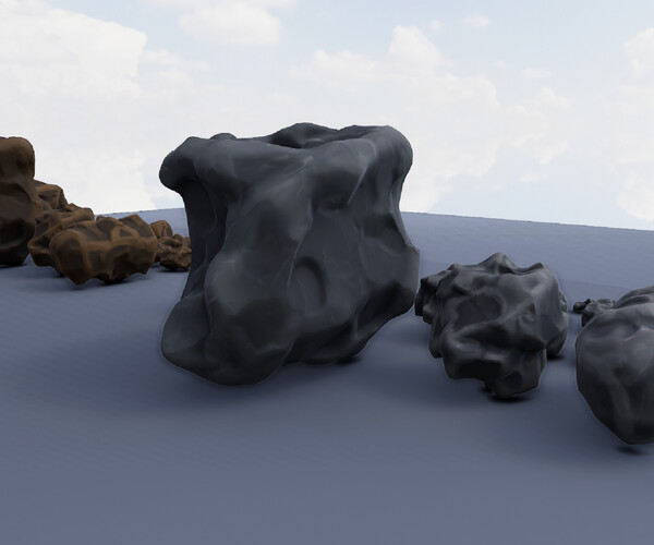 ArtStation - Stylized Rocks Vol 1 For Unity Engine | Game Assets