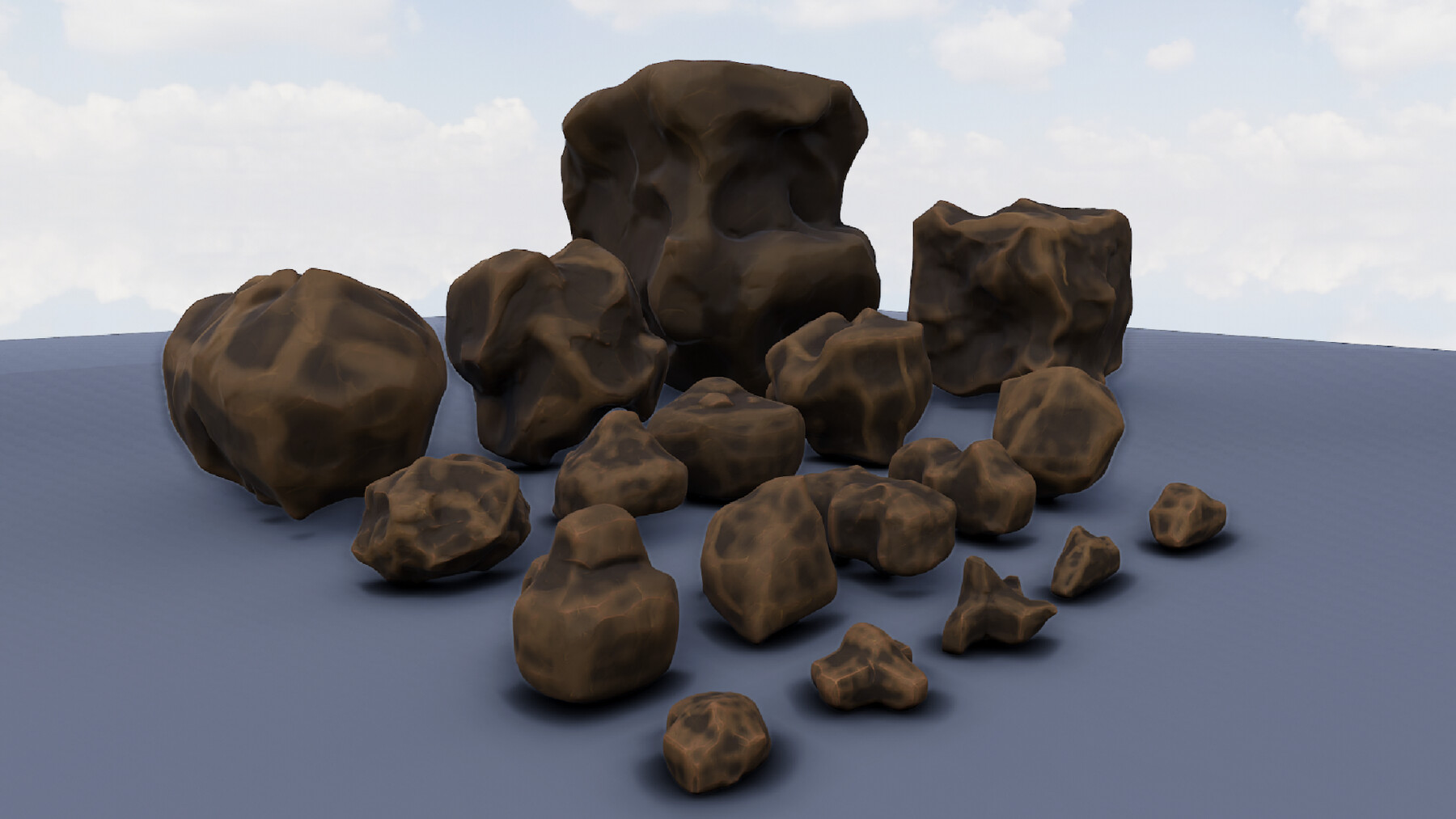 ArtStation - Stylized Rocks Vol 1 For Unity Engine | Game Assets