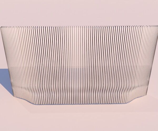 ArtStation - Parametric Wall-Bench | Resources