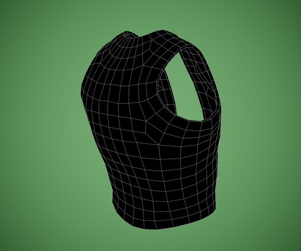 ArtStation - Vest low-poly | Game Assets