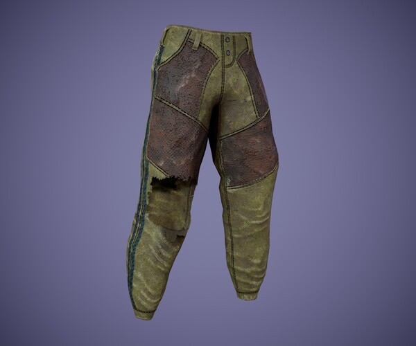 ArtStation - Post apocalyptic Pants | Game Assets