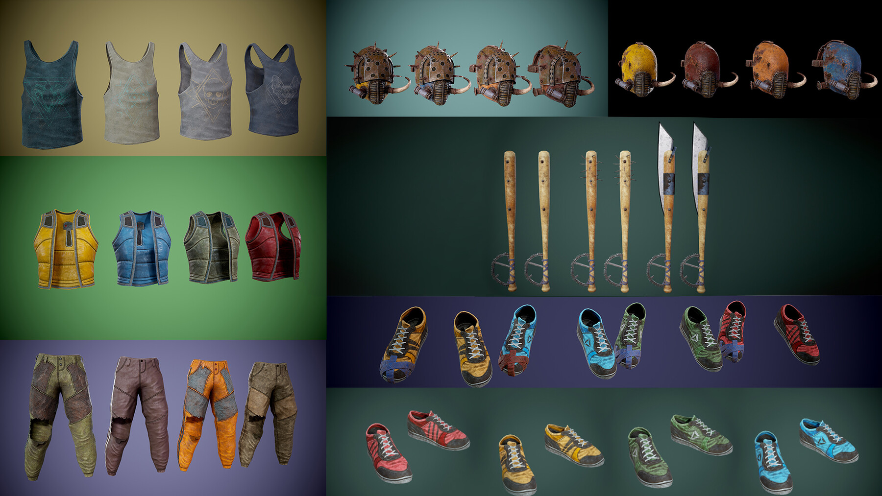 ArtStation - Post apocalyptic pack | Game Assets