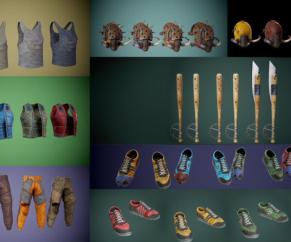 ArtStation - Post apocalyptic pack | Game Assets