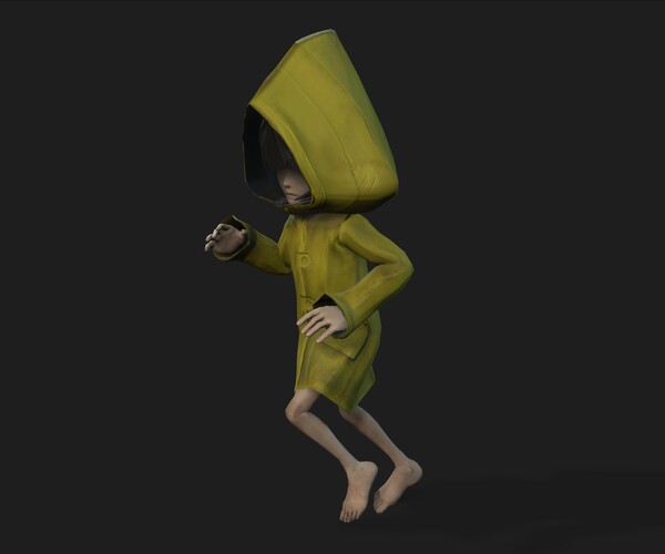 ArtStation - Little Nightmares (Six Character) | Game Assets