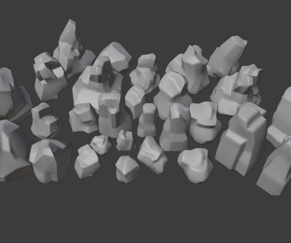 ArtStation - Stylised Rocks | Resources