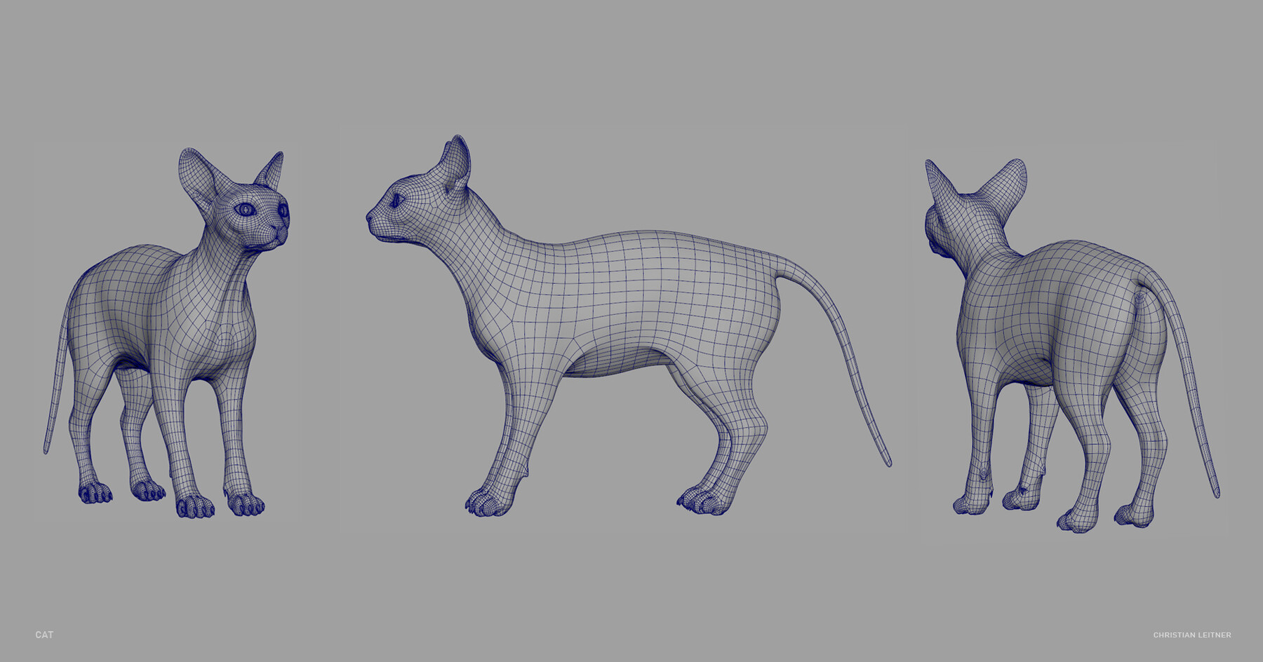 ArtStation - CAT - sculpt/retopology/uvs | Resources