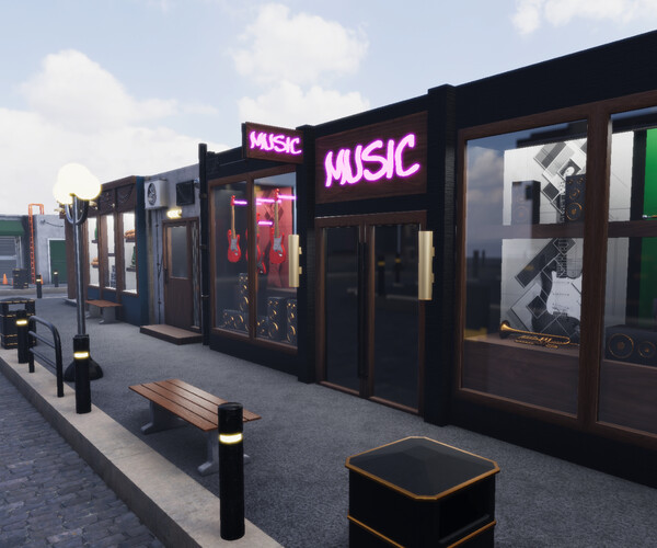 ArtStation - Stores Vol 1 For Unity Engine | Game Assets