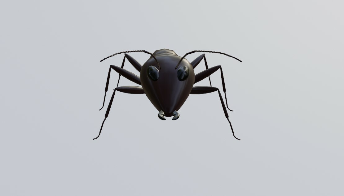 ArtStation - Ant - Formiga Low-poly 3D model | Game Assets