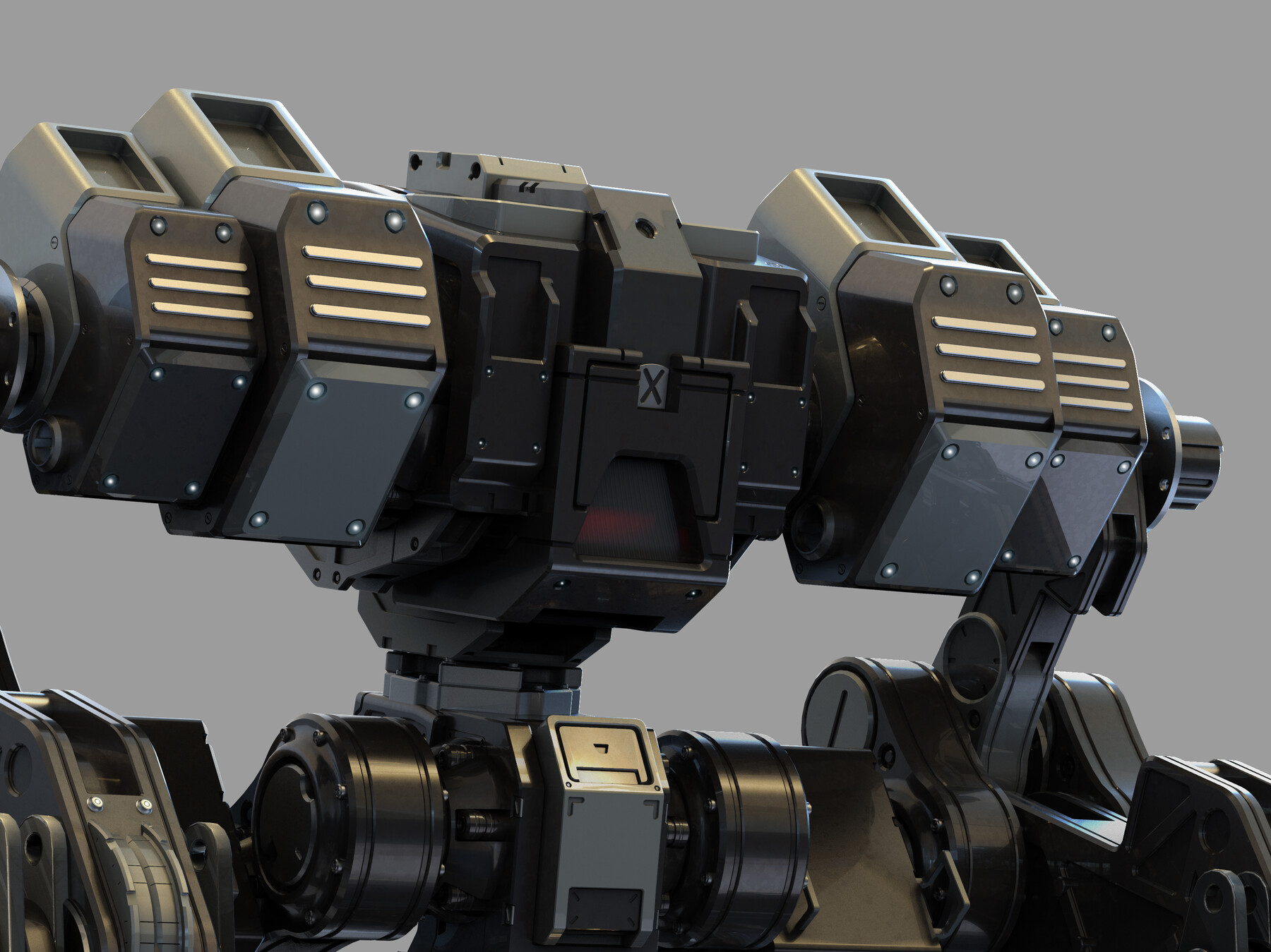 ArtStation - MECH SERIES #2 - Heavy One - Gorilla Mesh | Resources