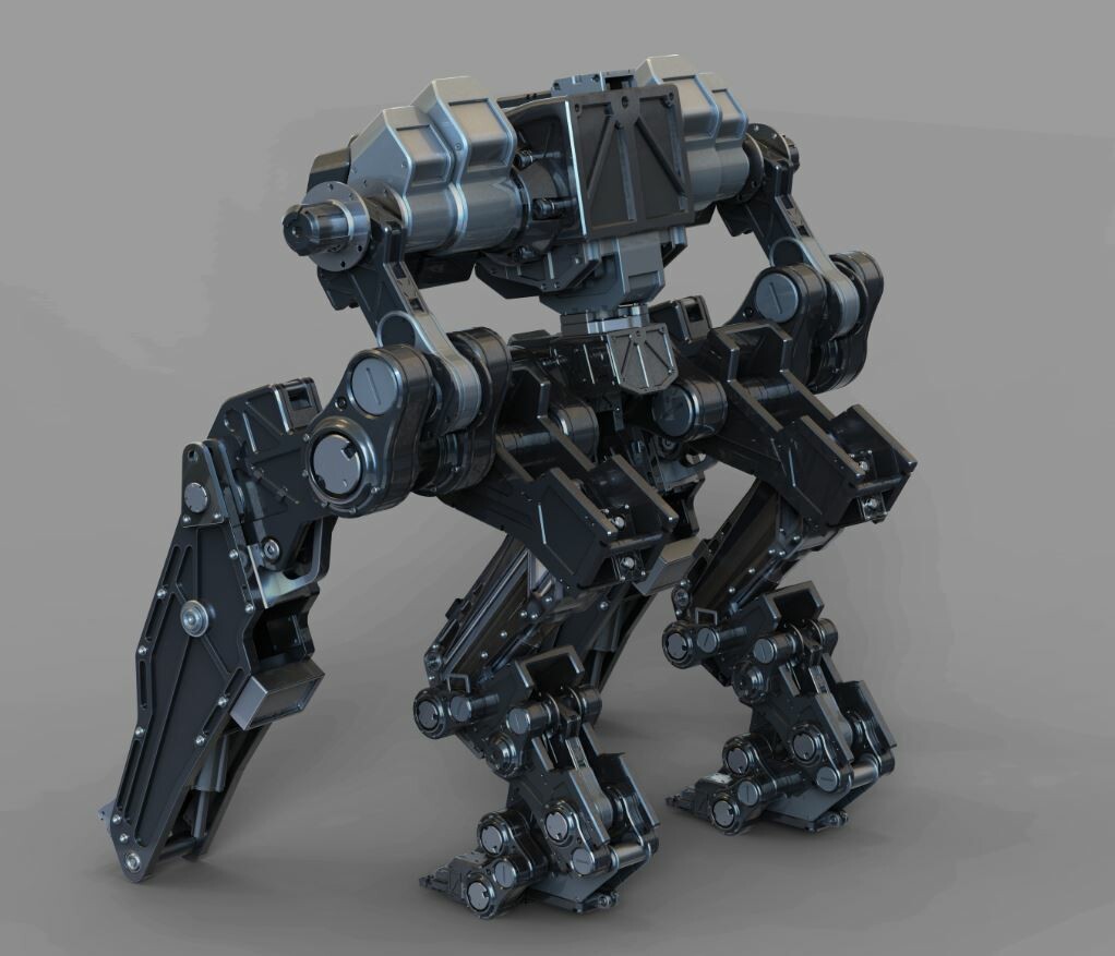 ArtStation - MECH SERIES #2 - Heavy One - Gorilla Mesh | Resources