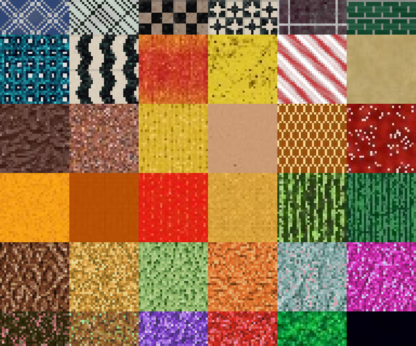 ArtStation - Pixel Art PBR Textures Bundle | Resources
