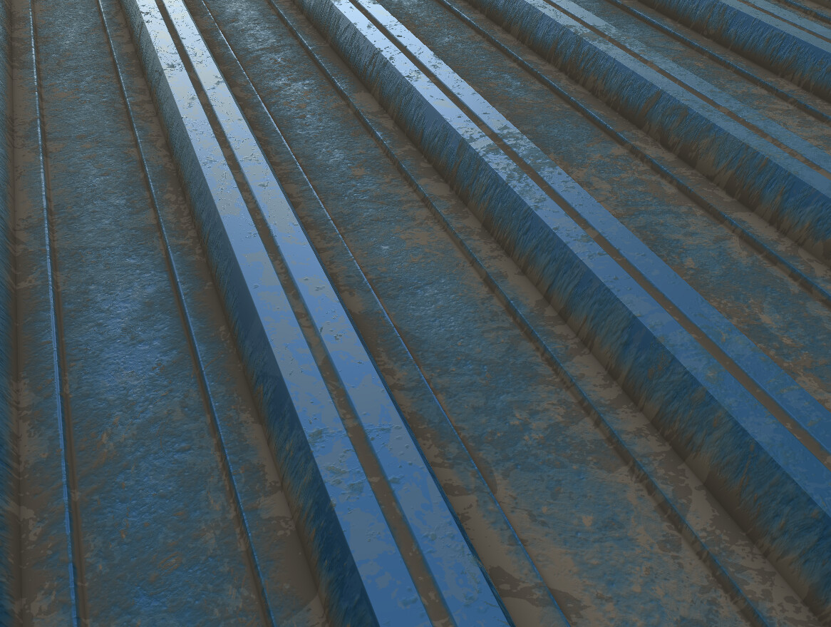 ArtStation - Roof Sheet Pbr Material | Resources
