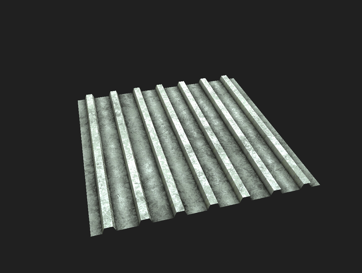 ArtStation - Roof Sheet Pbr Material | Resources