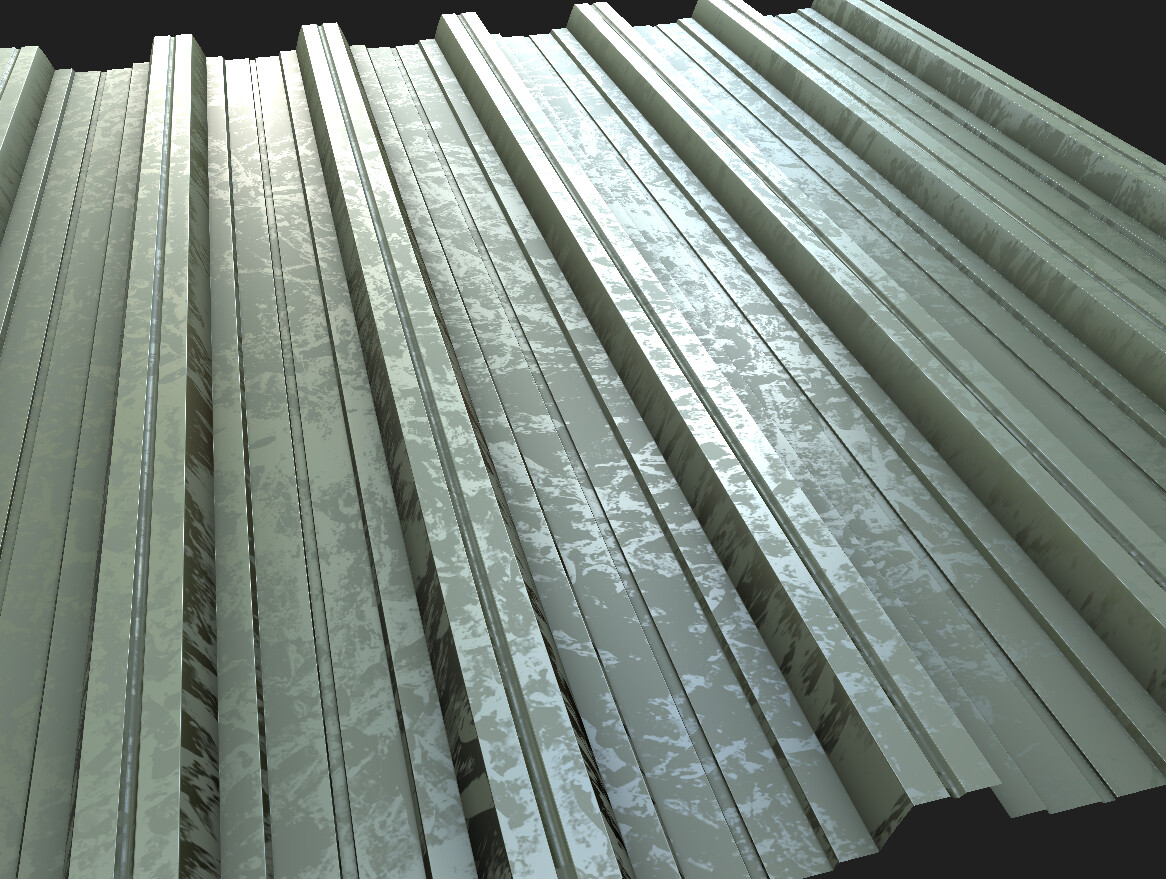ArtStation - Roof Sheet Pbr Material | Resources