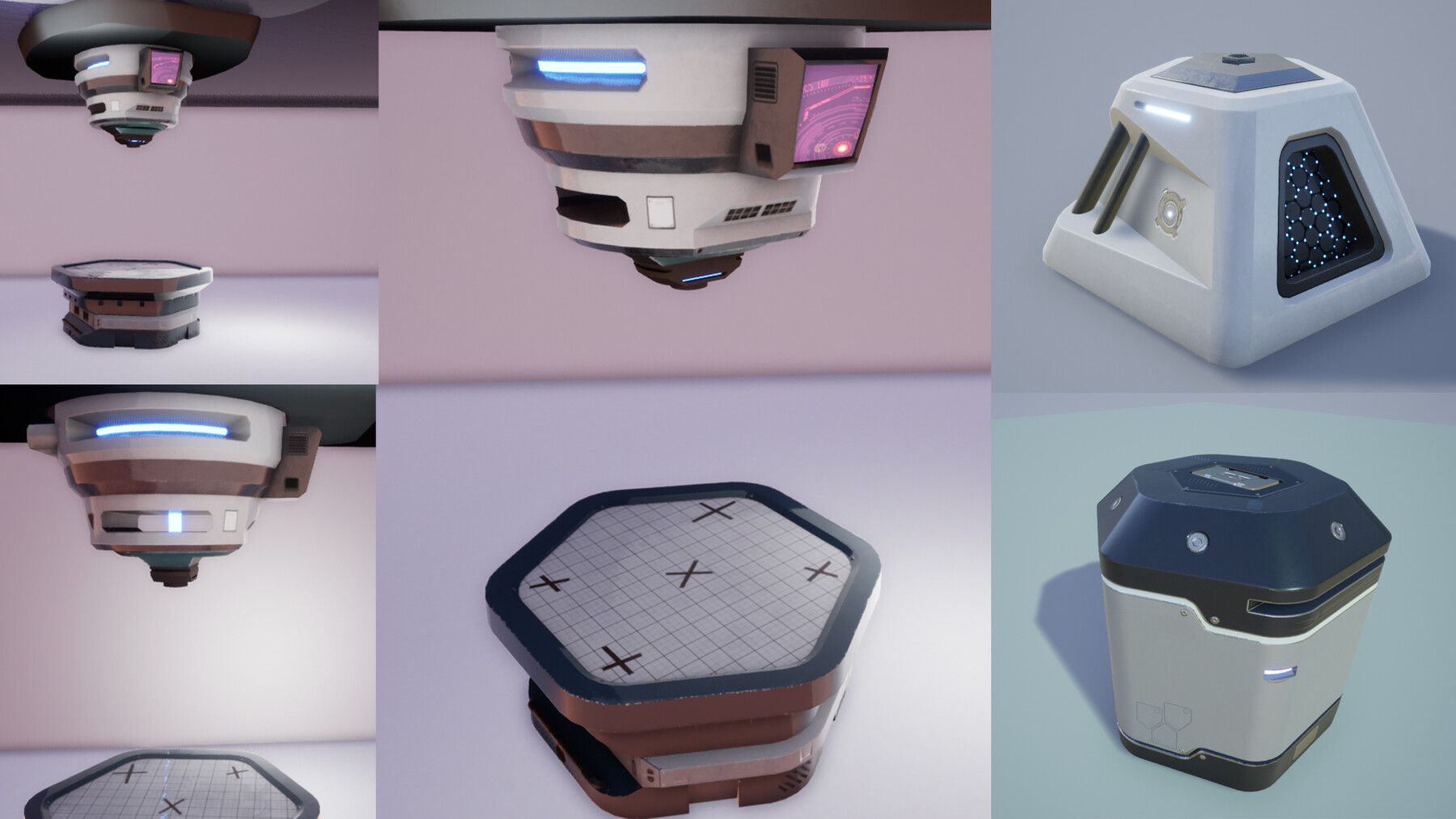 ArtStation - Abstract SciFi Props - Unreal Engine Asset | Game Assets